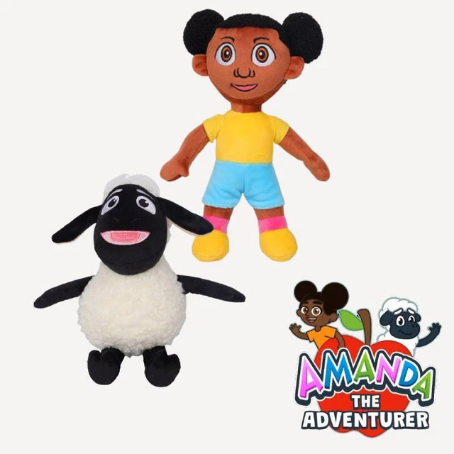 SHORT PLUSH STUFFED Amanda The Adventurer Toy Fluffy And Durable 25cm ...