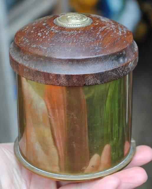 WW1/WW2 TRENCH ART tobacco jar - Royal Navy £165.00 - PicClick UK