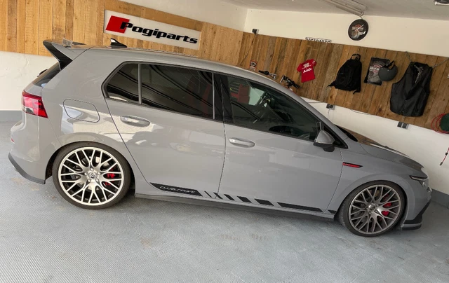 GOLF 8 GTI Clubsport Logo Ergänzung Seitenaufkleber MK8 CS45 45 EUR 39 ...