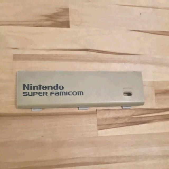 NINTENDO JAPANESE SUPER Famicom Top Shell Label Plate Front Piece Good ...