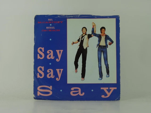 PAUL MCCARTNEY MICHAEL JACKSON SAY SAY SAY (20) 2 Track 7" Single ...
