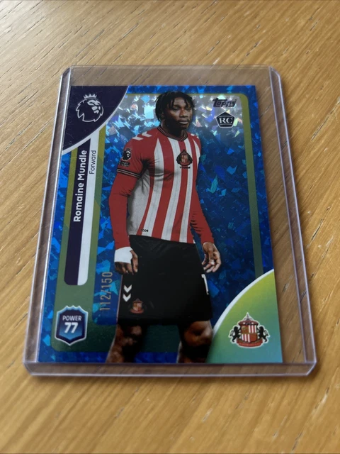 TOPPS 2026 PREMIER League - Romaine Mundle - Blue Sparkle /150 0.00 ...