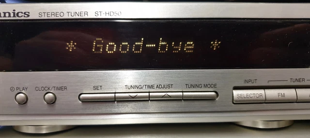 TECHNICS ST-HD50 STEREO Tuner - Micro System component - VGC Good working order £22.89 - PicClick UK