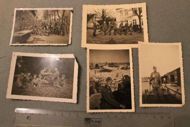 5 FOTOS PHOTO GC Wehrmacht 6. Panzer-Division Panzer-Regiment ...