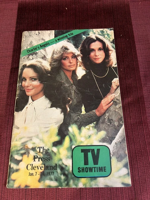 VINTAGE TV SHOWTIME Guide Magazine January 1977 Charlie’s Angels. VGC £31.73 - PicClick UK