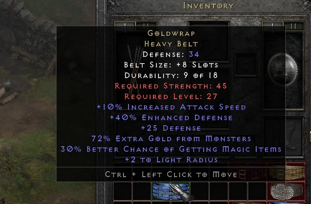 DIABLO 2: RESURRECTED Goldwrap Magic Find échelle S4 Hardcore D2R PC ...