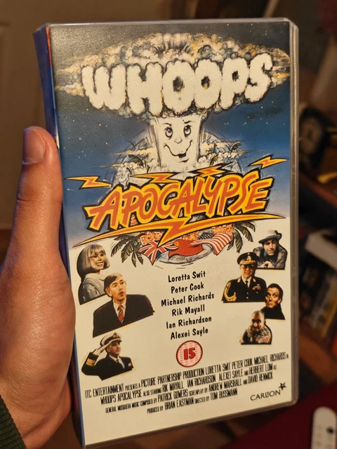 WHOOPS APOCALYPSE VHS Video Rik Mayall Peter Cook Alexei Sayle £1.75 - PicClick UK