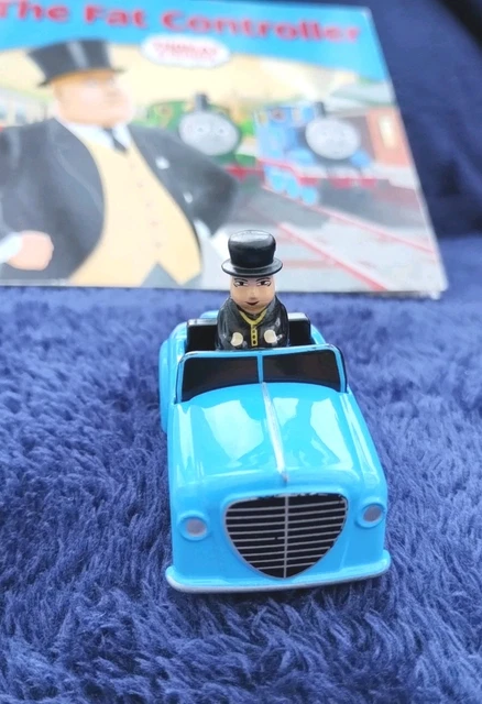 THOMAS & FRIENDS Fat Controller Sir Topham Hatt in Die Cast Blue Car ...