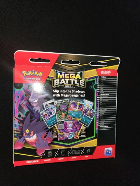 MEGA GENGAR EX Mega Battle Deck w/ Haunter MEP 027 Promo SEALED ...