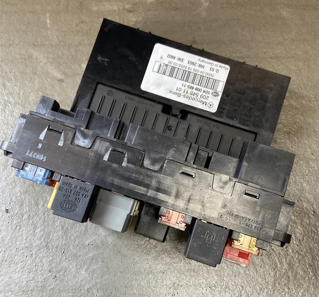 MERCEDES CLK W209 C Class W203 Front Sam Control Unit 2095451101 Ecu ...