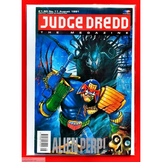Judge Dredd Megazine 11 1 2000ad Magazin Comicbuch 1 8 91 1991 Uk