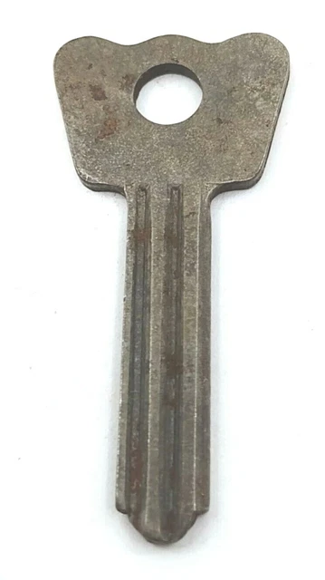 VINTAGE KEY BLANK Triangular Bow Uncut Appx 1.5" Industrial Padlocks $8 ...