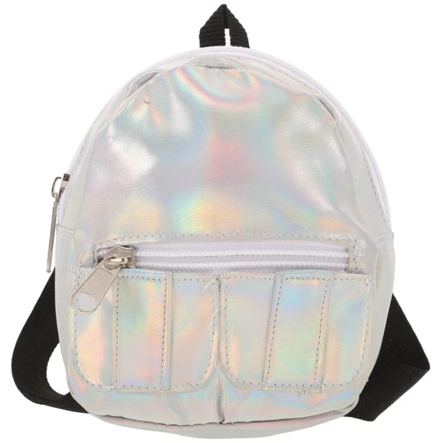 SHINY 18 INCH Doll Backpack Unique Metallic Finish Double Shoulder ...