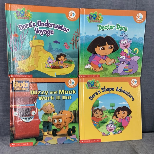 NICK JR BOOK Club Lot Set of Dora the Explorer & Bob The Builder $19.96 ...