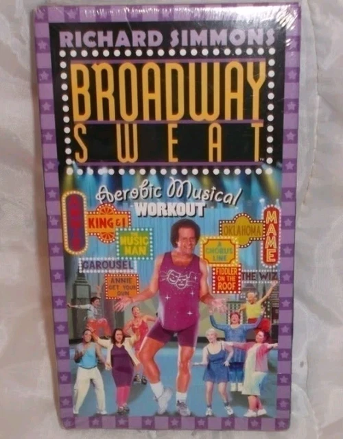 RICHARD SIMMONS VHS Broadway Sweat Tape Exercise Musical Workout New £6 ...