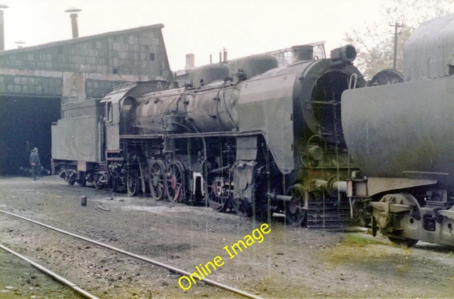 RAILWAY PHOTO TURKEY Turkish Steam Engine engine shed location? 1980's ...