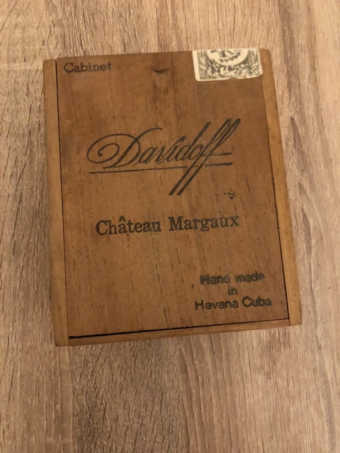 BOITE A CIGARE et cigares DAVIDOFF Chateau Margaux tres rare EUR 900,00 ...