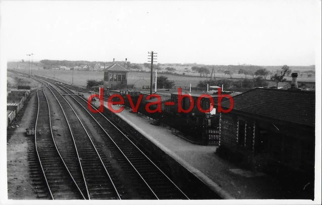 RAILWAY PHOTO WHITBURN Station NBR LNER North British Bathgate - Bents ...