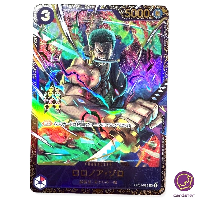 RORONOA ZORO OP01-025 Flagship Battle 2023 Parallel Promo One Piece Card JP EUR 831,77 - PicClick IT