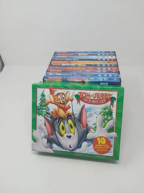 TOM AND JERRY Christmas DVD Box Set Region 2 PAL Cartoon Warner Bros ...