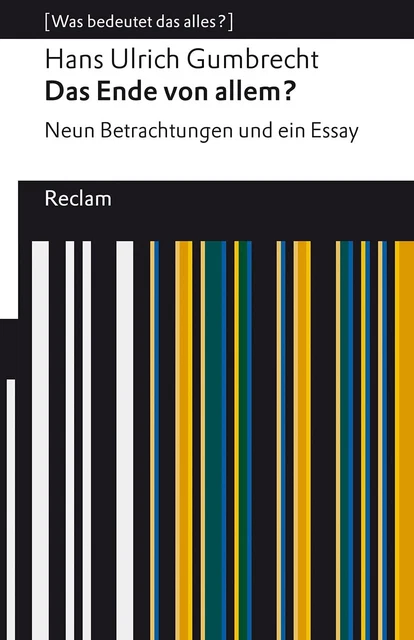 RENÉ SCHEU HANS Das Ende von allem?: Neun Betrachtungen und ein Essay ...
