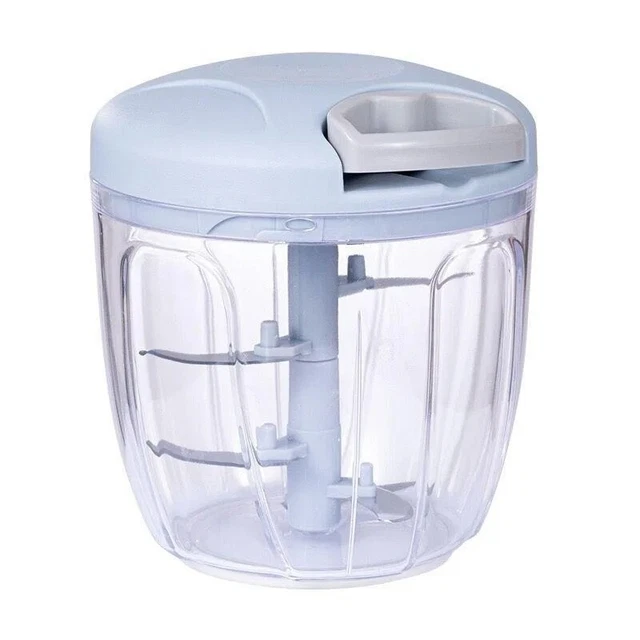 PULL CORD PULLING Food Chopper Manual Vegetable Slicer Hand Blender UK ...