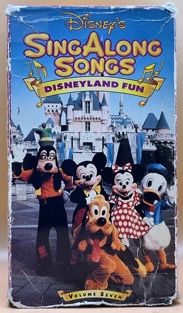 Disney S Sing Along Songs Disneyland Fun Vhs Buy 2 Get 1 Free 5