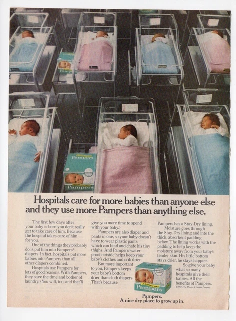 Vintage Pampers Diapers FOR SALE! - PicClick UK