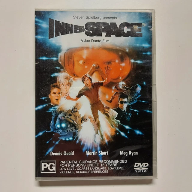 INNERSPACE INNER SPACE DVD NEW Region 4 (1987 Movie) Dennis Quiad/Meg ...
