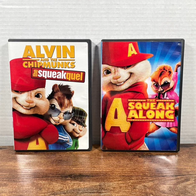LOT DE 2 DVD Alvin And The Chipmunks - The Squeak Along & The ...