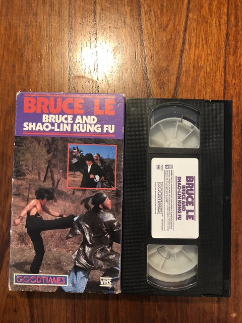 BRUCE LE, BRUCE And Shao-Lin Kung Fu VHS. Box Is Worn. Tape Good ...