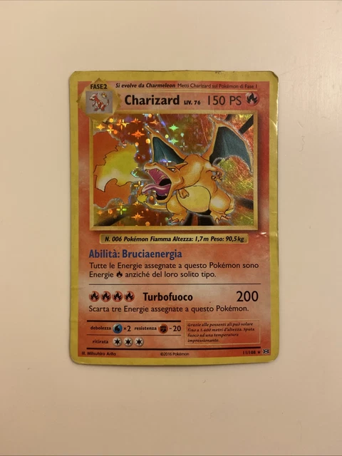 POKÉMON CHARIZARD 2016 11/108 XY Evolutions Holo Card EUR 50,00 ...