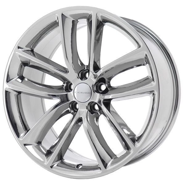 20& DODGE CHALLENGER PVD Bright Chrome-C Wheel Rim Factory OEM 2526 ...