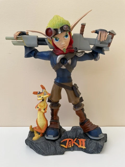 STATUA RINNEGATA JAK and Daxter 2 RARA cane cattivo 2003 Studio Oxmox ...