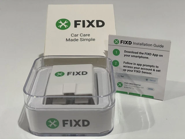 FIXD ORIGINAL! ++ KFZ OBD2 Diagnosegerät Bluetooth Fehlercode Lesegerät ...