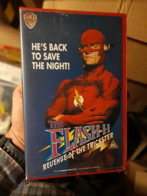 THE FLASH 2 Revenge Of The Trickster Ex Rental Big Box Video Vhs Warner ...