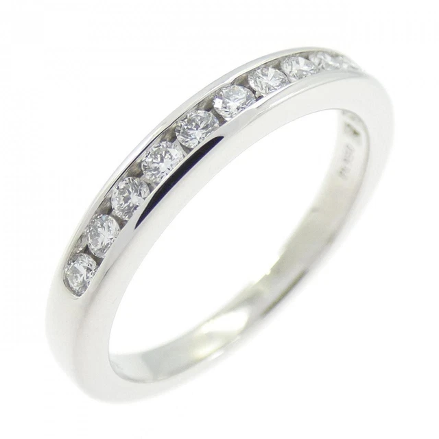 AUTHENTIC TIFFANY & Co. half Circle channel setting Ring #270-004-093 ...