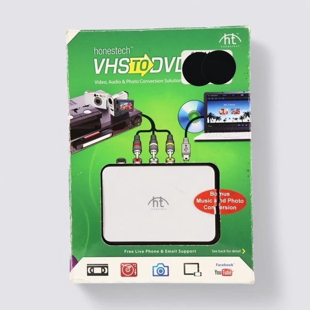 HONESTECH VIDBOX VHS to DVD 8.0 Deluxe VHS to DVD Converter $27.99 ...