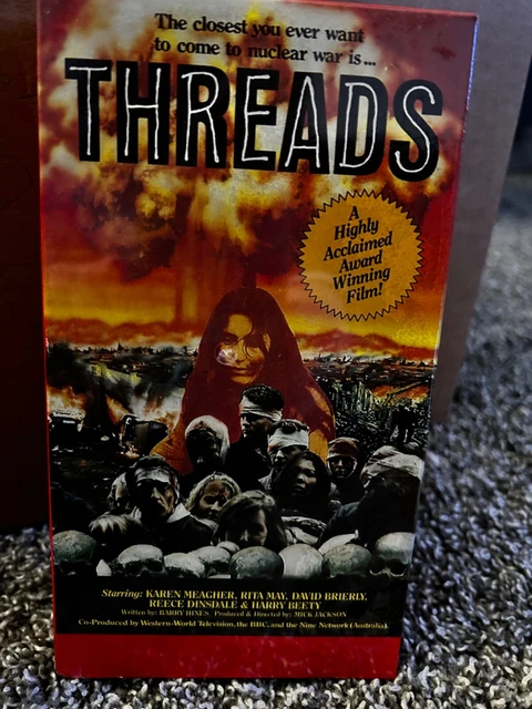 **RARE-VINTAGE THREADS VHS 1984 World Video Nuclear Fallout Mick ...