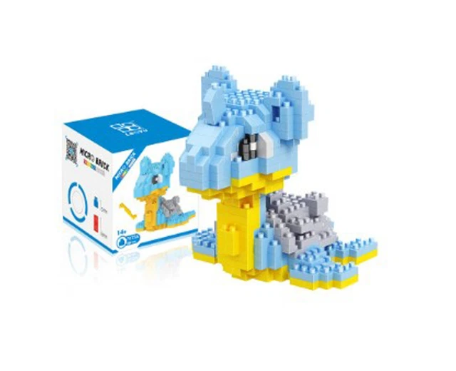 POKEMON MODELLO NANOBLOCCO Micro Mattoni LAPRAS Compatibili con Scatola ...