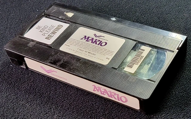 MARIO (VHS, 1984) 1988 Release Former Rental Blue Ribbon Award $9.99 ...