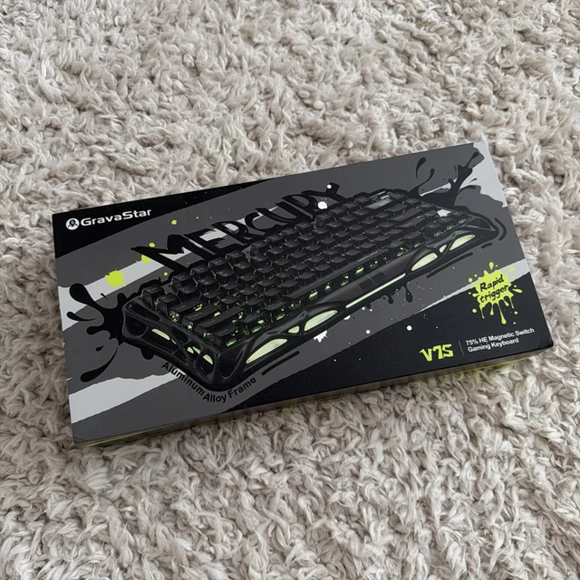 GRAVASTAR MERCURY V75 - Hall Effect Magnetic Switch Wired Gaming ...