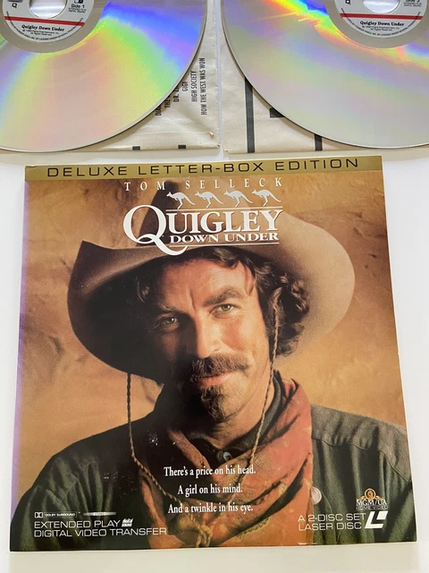 QUIGLEY DOWN UNDER Tom Selleck Deluxe Letter-Box Laser Double Disc ...