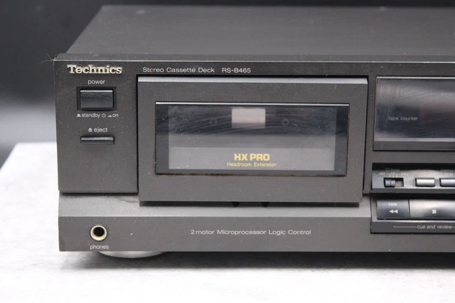 VINTAGE TECHNICS RS-B465 Stereo Cassette Tape Deck Player HiFi HX PRO ...
