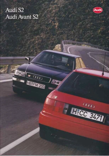 CATALOGUE BROCHURE AUDI S2 / Avant S2 07/1993 Belgique en flamand ...