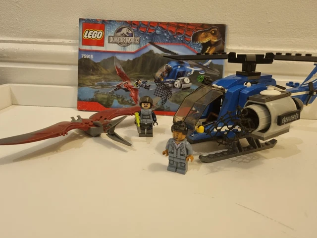 LEGO JURASSIC WORLD Set 75915 Pteranodon Capture Complete 2015 Ritirato ...