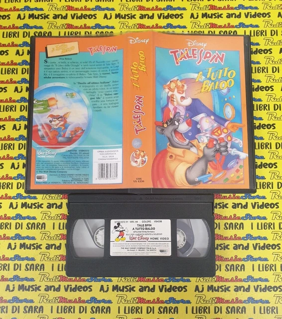 Vhs Film Tale Spin A Tutto Baloo 1991 Talespin Animazione Walt Disney Vs4336f2 Eur 299