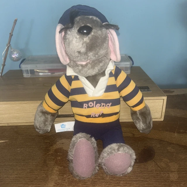 ROLAND RAT SUPERSTAR Original Soft Toy Plush 14-inch 1983 Retro TV-AM £ ...