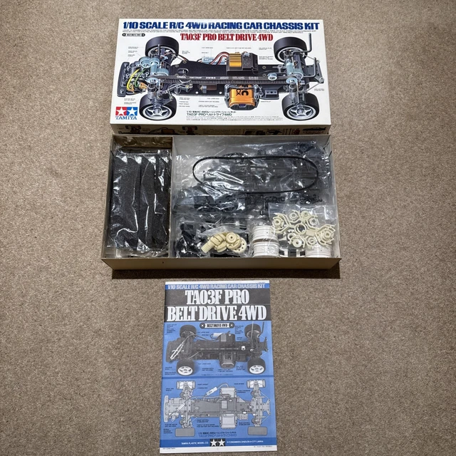 NEW VINTAGE TAMIYA TA03-F Pro KIT 1/10 RC Belt Drive Rare 58177 (TA03 ...