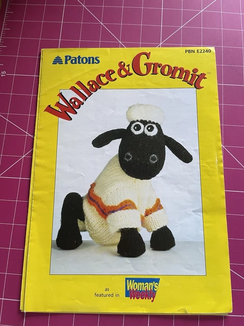WALLACE & GROMIT Shaun the Sheep Knitting Pattern £3.32 - PicClick UK